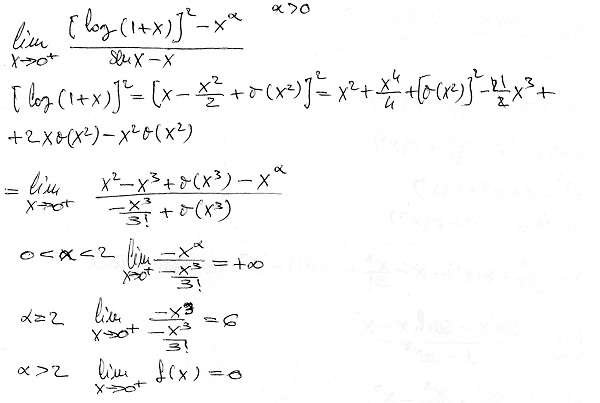 Limiti di funzioni - Sviluppi in serie di Taylor e McLaurin 2 - MatePratica
